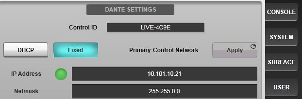 LAN-009.2 Configuring Dante for Live Consoles
